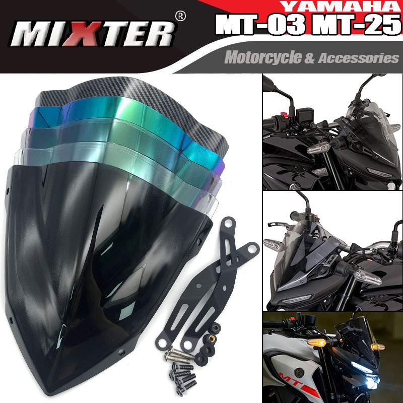 Motorcycle Sports Touring Front WindScreen Windshield Viser Visor Wind ...