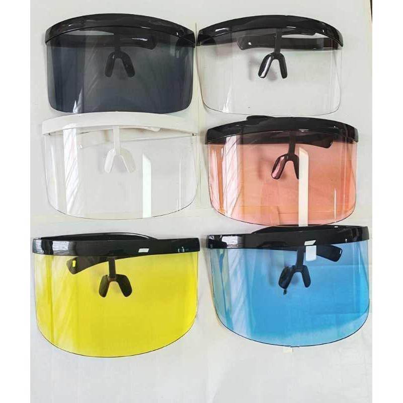 Korean Face Face Shield Anti-virus Oversized Sun Visor Goggles | Shopee ...