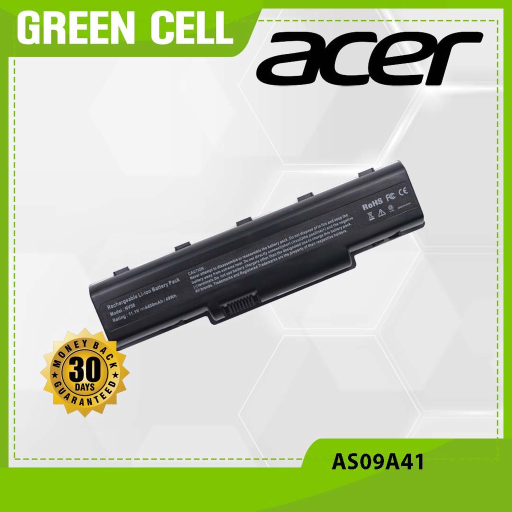 Battery for Acer eMachines Laptop D525 E525 E527 E627 E725 AS09A41 ...
