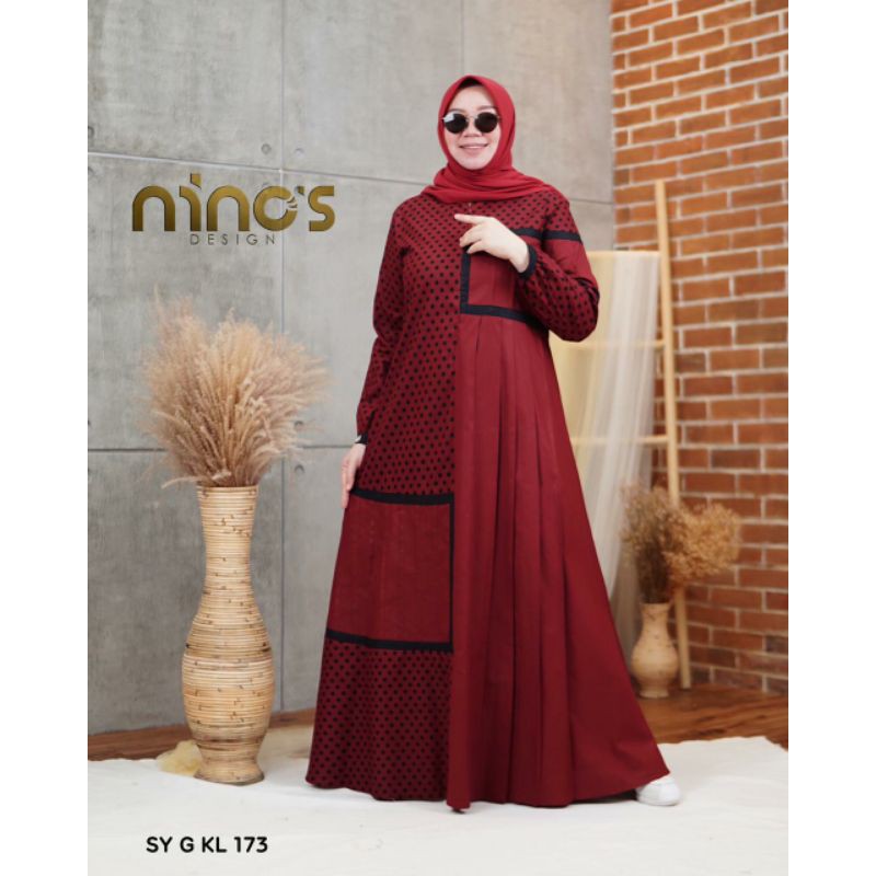 Gamis Muslim Women By Ninos (sy Gkl 173) | Shopee Philippines
