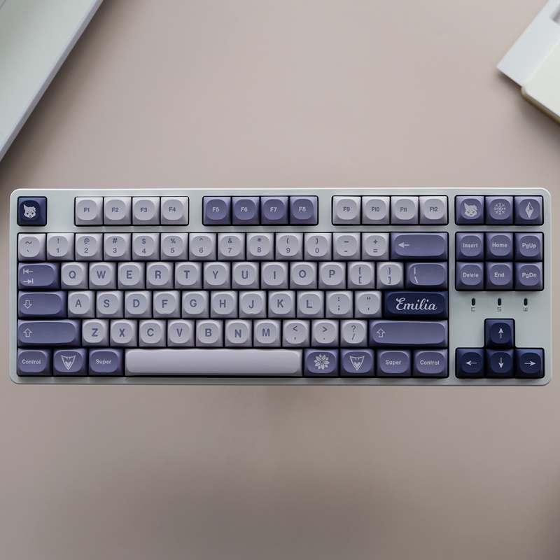 GMK Frost Witch Keycaps Noel Botanical Fuyu Keycap MA Profile PBT Dye ...