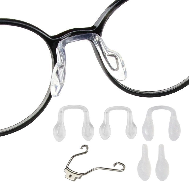 Glasses Accessories U-shaped Nose Pads Saddle Siamese Silicone Nose ...