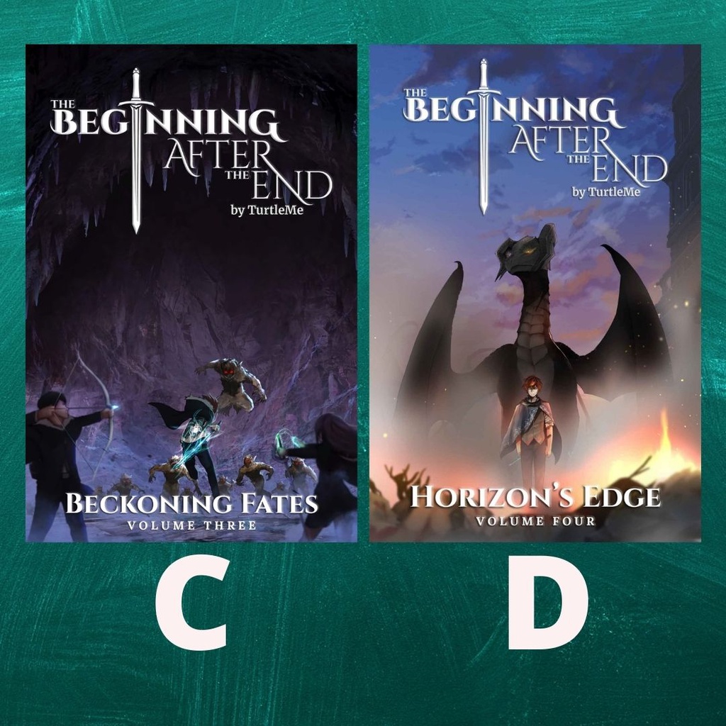 THE BEGINNING AFTER THE END (TBATE) - MANHWA BOOK COVER POSTERS (A4 ...