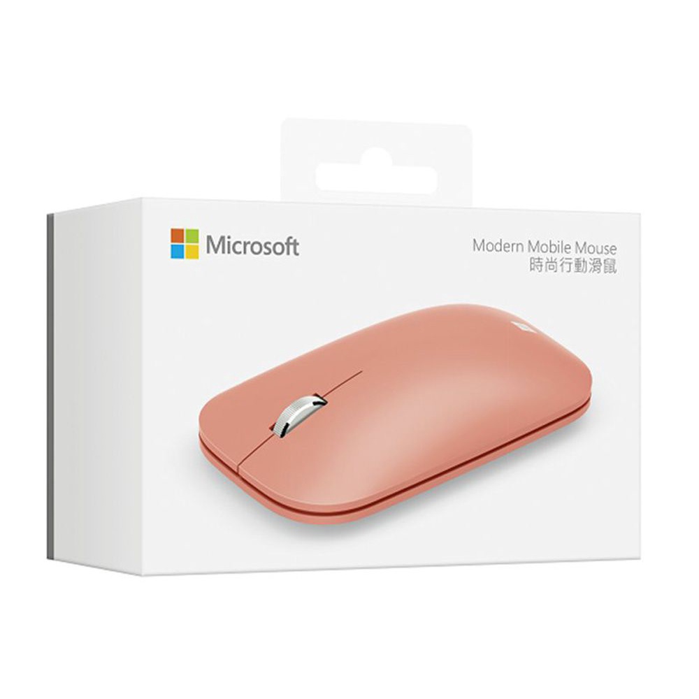 Microsoft Modern Mobile Mouse ( Peach ) - Ambidextrous, BlueTrack, Bluetooth | Shopee Philippines