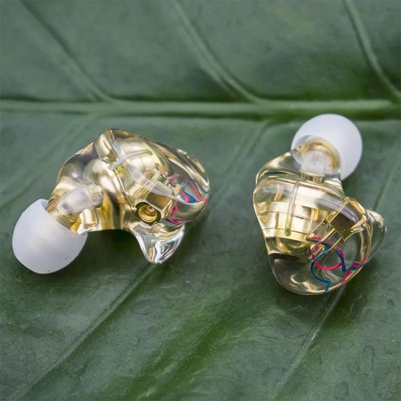 New resin bass headphones HIFI dynamic in ear earphone with MMCX ...