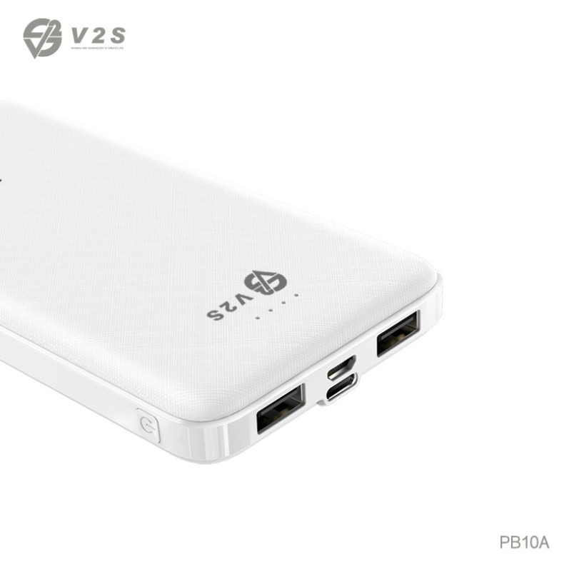 V2S PB10B 10000mAh Dual Input Dual USB Output Power Bank | Shopee ...