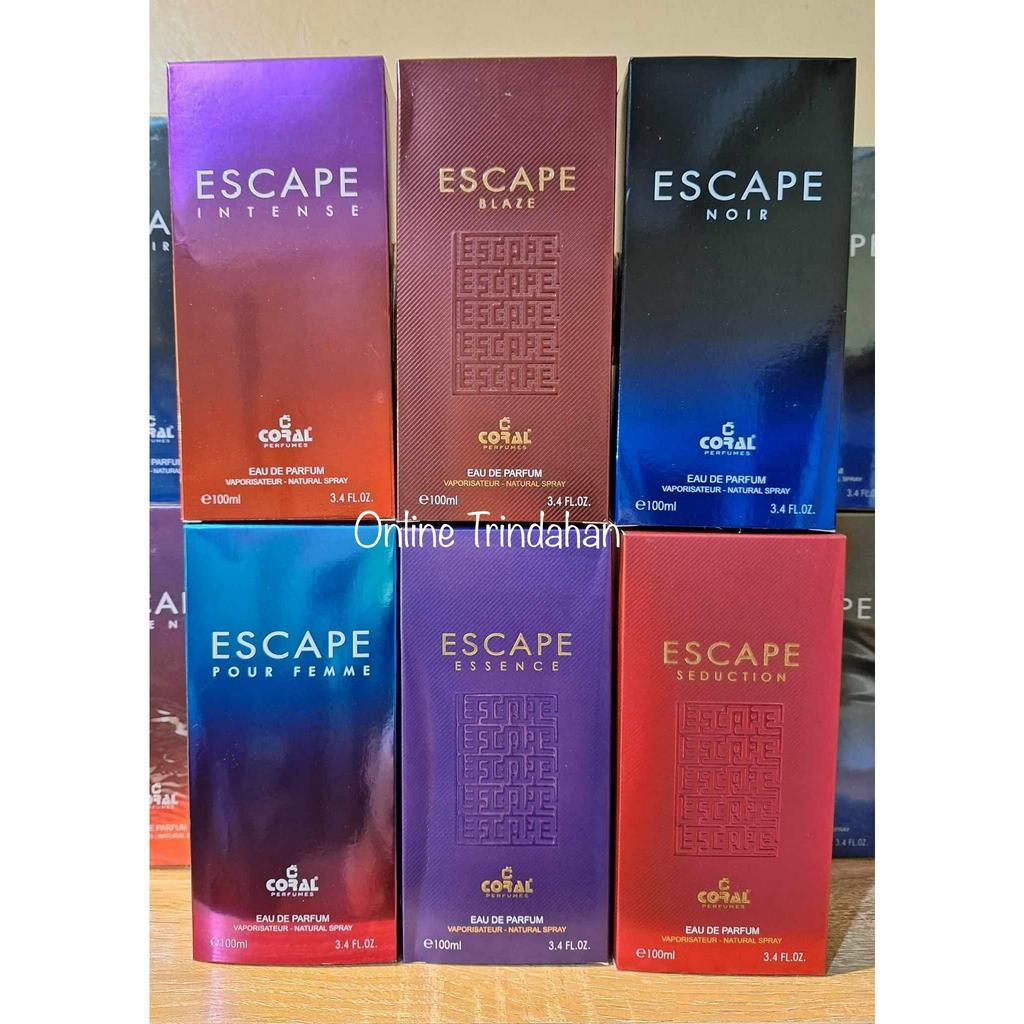 Coral Perfumes/Escape Intense/Pour Femme/Noir/Blaze/Seduction/Essence ...