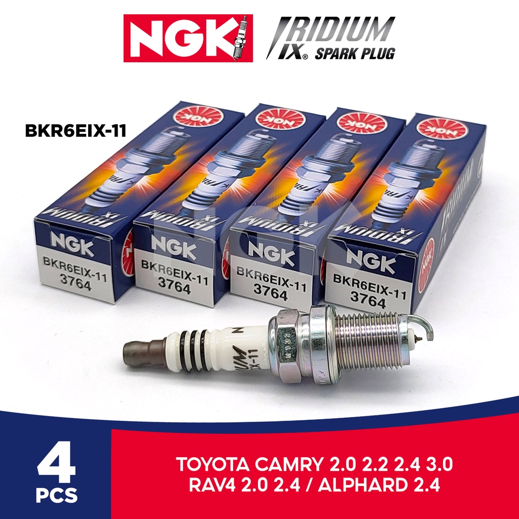NGK 4Pcs BKR6EIX-11 Iridium IX Spark plug for Toyota Camry / Rav4 ...