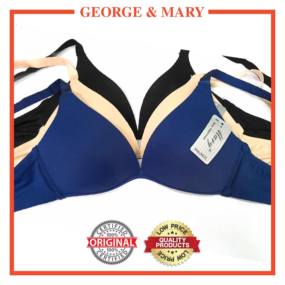 NW611 MARY Ladies Comfort Bra Non wire bra Ladies Lingerie | Shopee ...