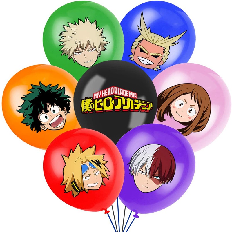 28pcs My Hero Academia Birthday Decorations, Balloons for MHA Theme ...