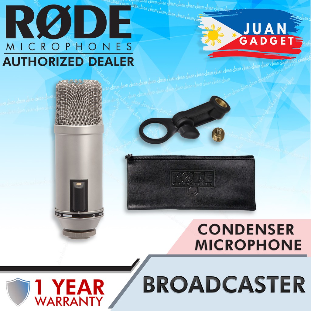 Rode Broadcaster Condenser Microphone for Studio Recording Performance ...
