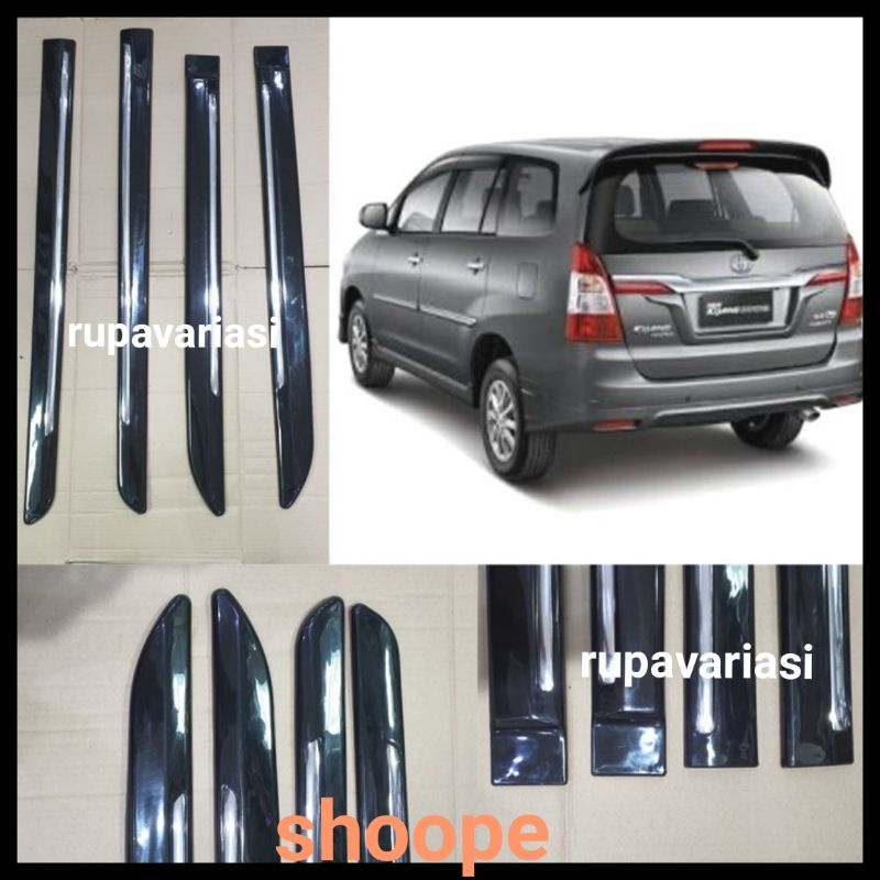 MERAH Side body trim for toyota car molding wide model grand innova ...