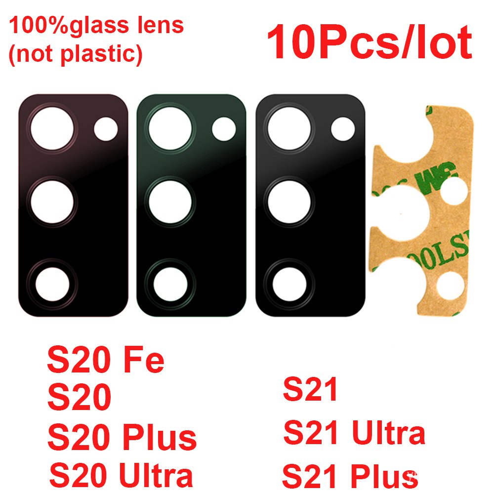 10pcs Back Rear Camera Lens Glass Cover Replacement Cover For S20 Fe ...