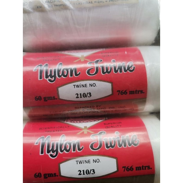 Pamo Thread White /Nylon Twine Thread/Shoe Thread/Fish Thread | Shopee ...