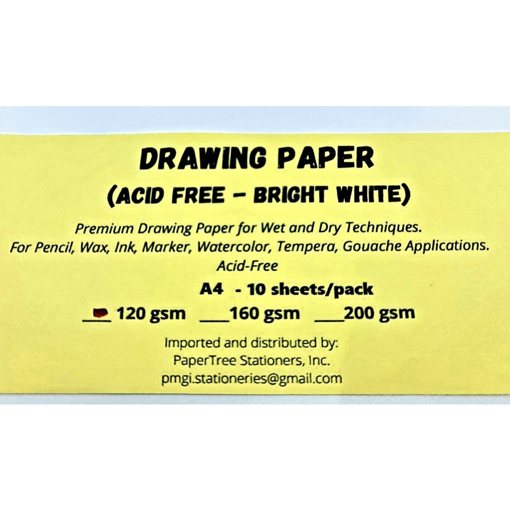 Oslo Paper (White - A4 size)- 120/160/200 gsm; 10 shts/pack. | Shopee ...