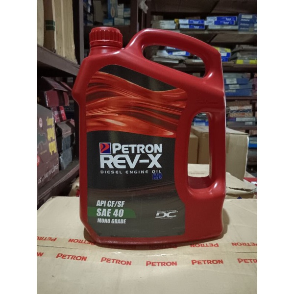 PETRON REV-X DIESEL ENGINE OIL SAE40 MONO GRADE 4liters | Shopee ...