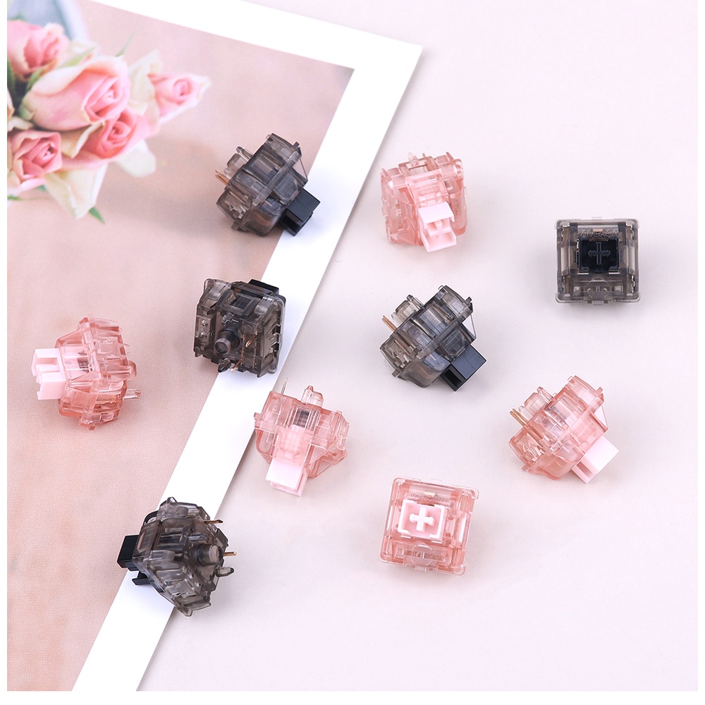 KBDfans Gateron Box Ink Black Pink Switch 10Pcs. | Shopee Philippines
