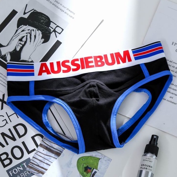 Aussie Bum Cotton Bottomless Jockstraps Bumless Briefs Jock Strap Brief ...