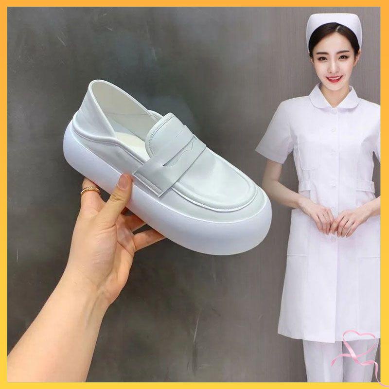 nursing shoes white for women White nurse shoes female soft bottom ...