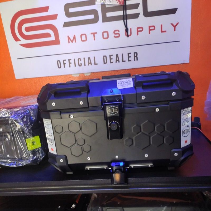 22L 25L 28L 35L Alloy top box SEC/ Motobox/ Niwra/ Duhan Alloy box (Pure Alloy) | Shopee Philippines