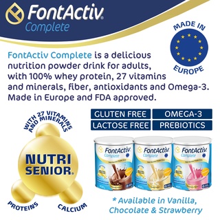 Adult Milk - FontActiv Complete Vanilla 400g Bundle Of 2 (Expiry: July ...