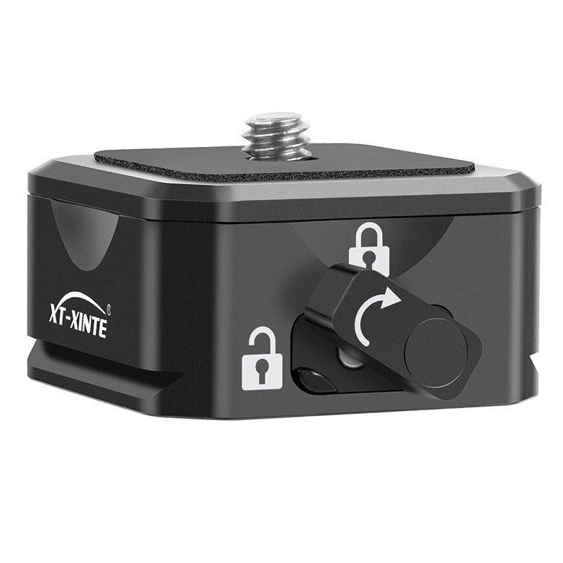 XT-XINTE Quick Release Plate Tripod Camera Mount Adapter with 1/4 ...