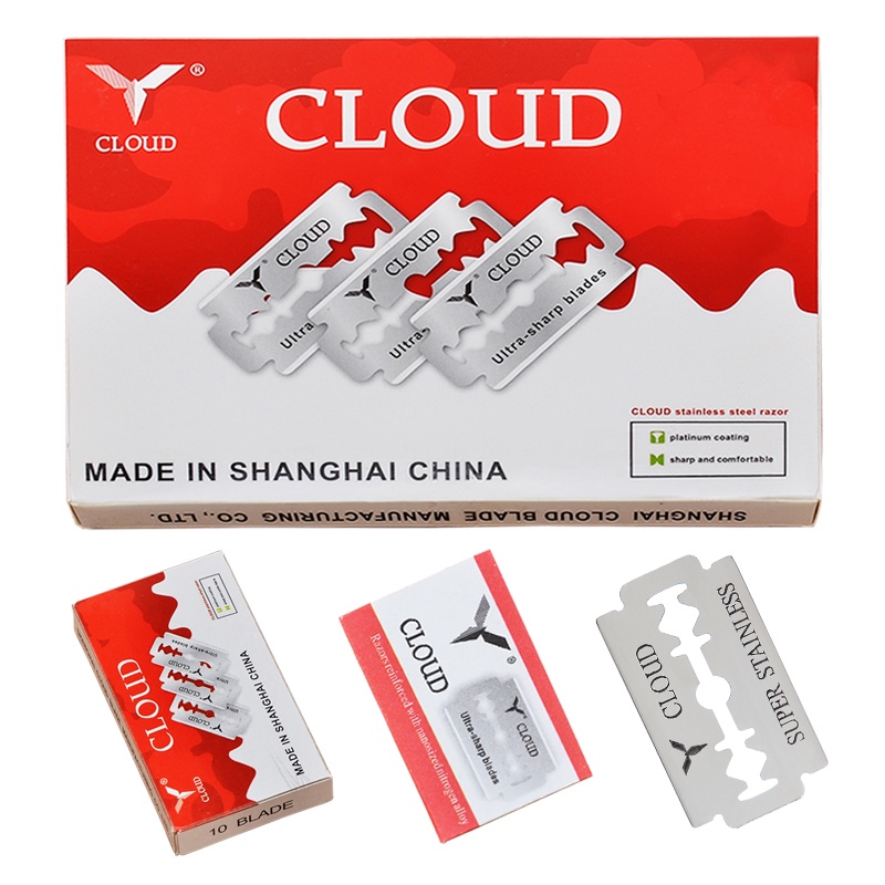 Meisha Double Edge Shaving Blade 50/100 Pieces Safety Razor Blade ...