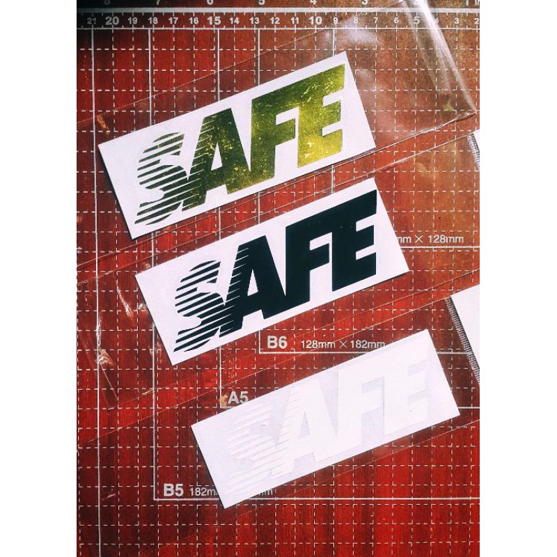 Safe sticker / decals | Shopee Philippines
