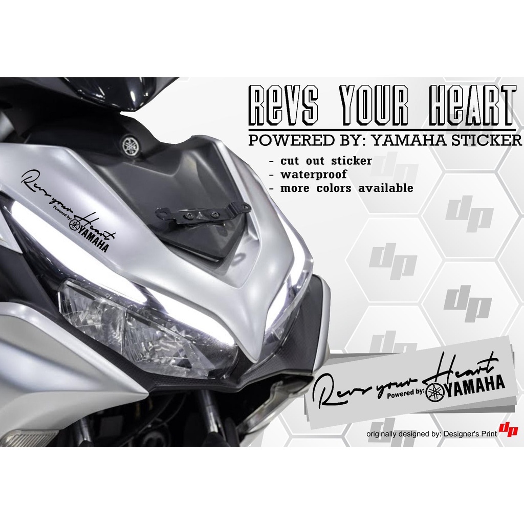 Revs your heart sticker - Design 2, Revs your heart decals, Cut out ...