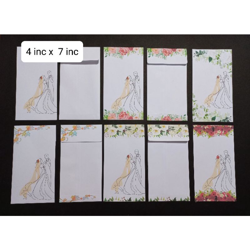 100pcs Wedding/Coin/Money/Salary/ Invites Envelope (Sub 24,80gsm Paper ...