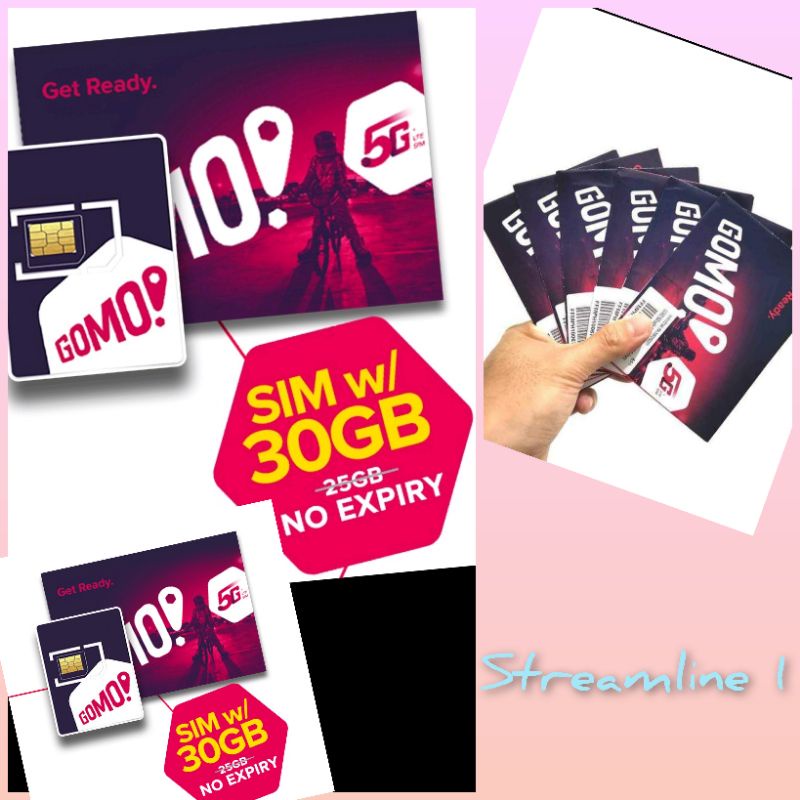 GOMO SIM with 30GB no expiry sealed | Shopee Philippines