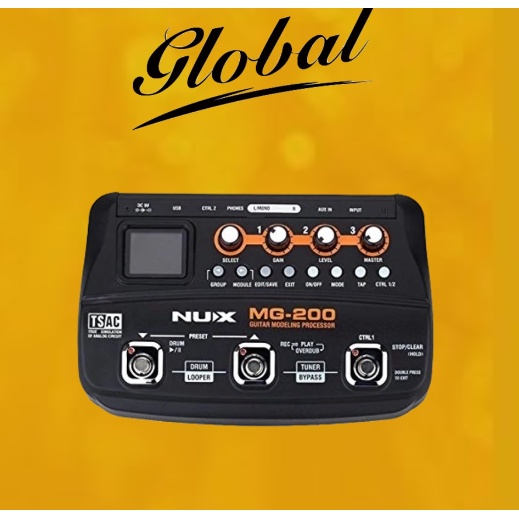 NUX MG 200 - FLOOR GUITAR PROCESSOR-(MG-200) | Shopee Philippines
