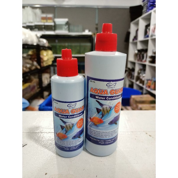 Aquarium AQUA GUARD / AQUAGUARD WATER CONDITIONER 250ml | Shopee Philippines