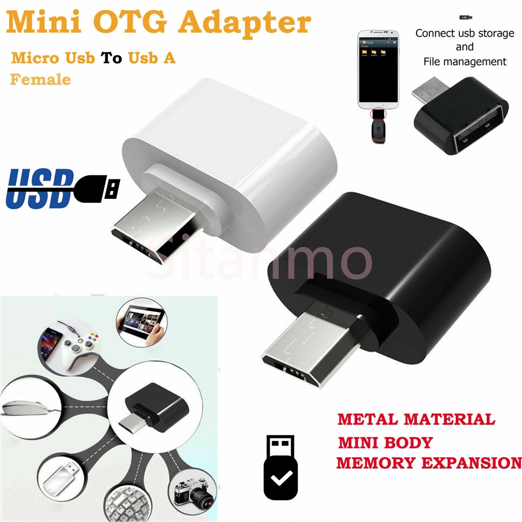 OTG Micro USB Adapter for Android Phone Type C Male To USB Female OTG ...