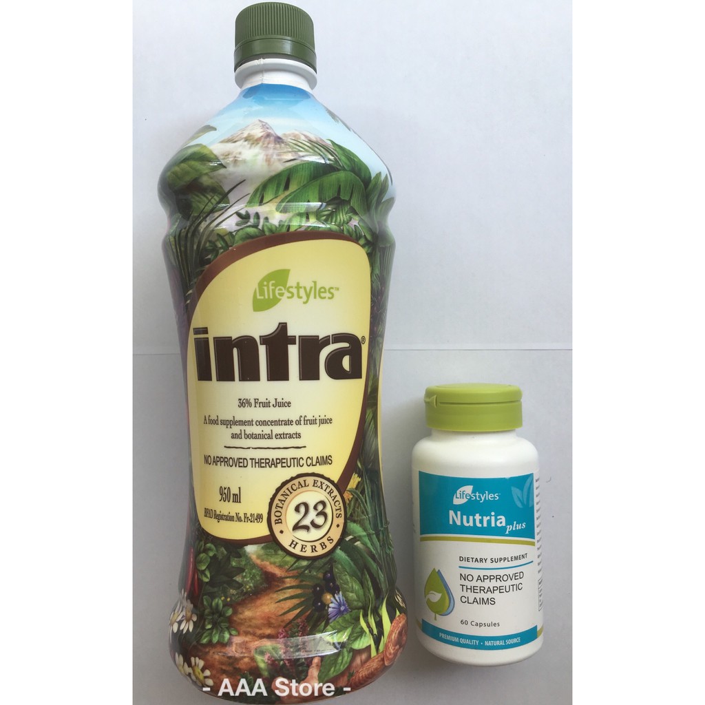 intra® Food Supplement Concentrate of 23 BotanicalExtracts 950ml ...