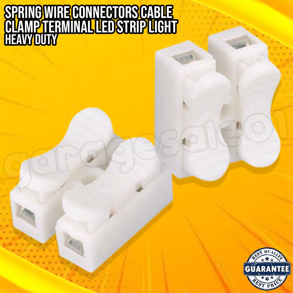 Spring Wire Connectors Cable Clamp Terminal LED Strip Light | Shopee ...