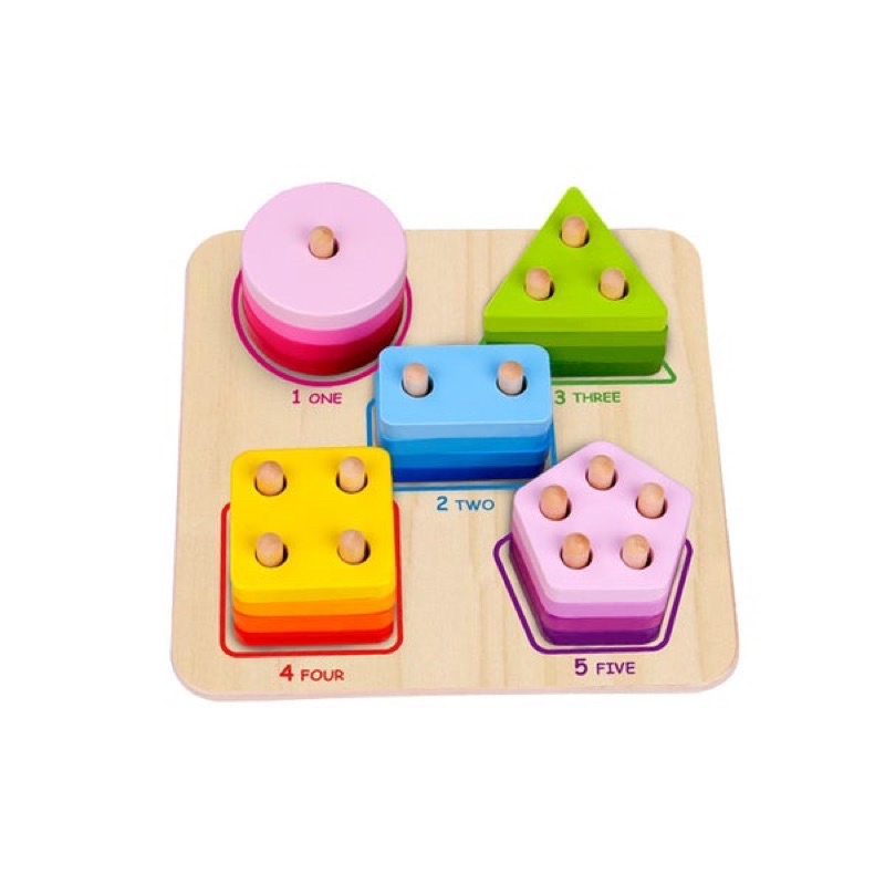 Tooky Toy Geometric Block Sorter | Shopee Philippines