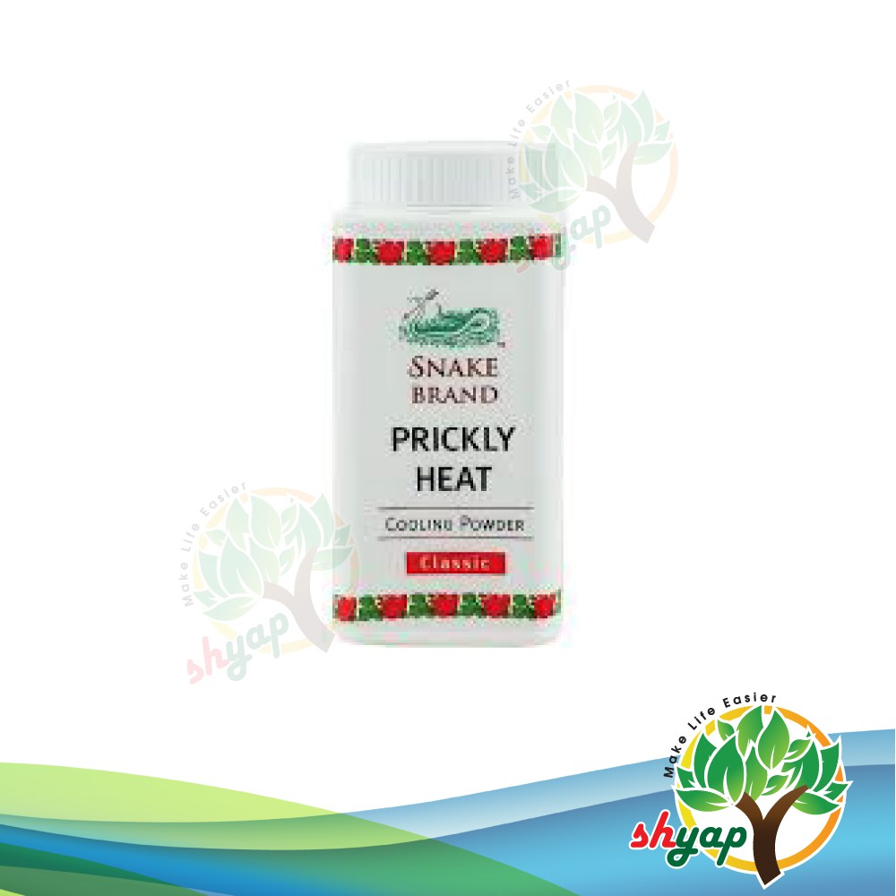 Snake Brand Prickly Heat Cooling Powder 50g | Shopee Philippines