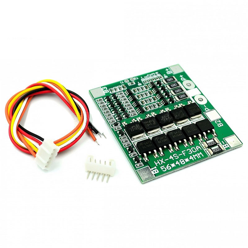 4S 30A 14.8V Li-ion Lithium 18650 Battery BMS Packs PCB Protection ...