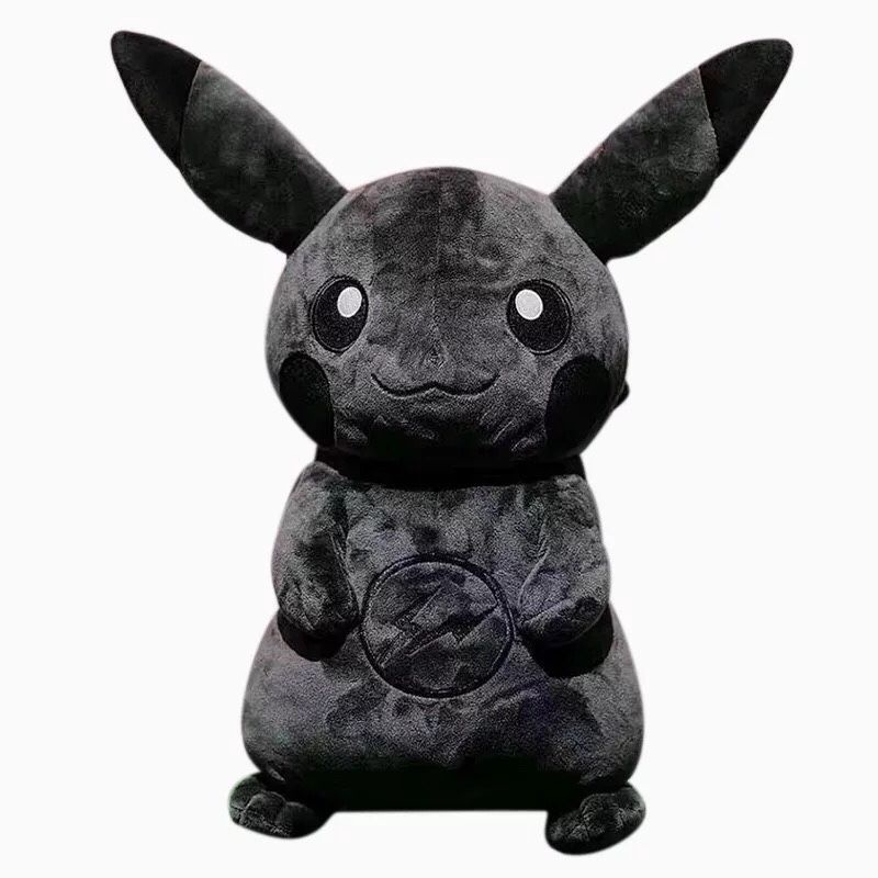 30cm New Joint Limited Edition Pokemon Dark Black Pikachu Plush Toy ...