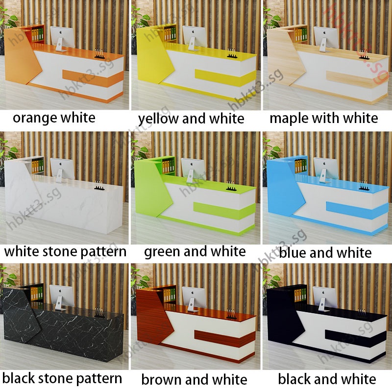 【New product】Small Cashier Bar Simple Modern Company Reception Counter ...