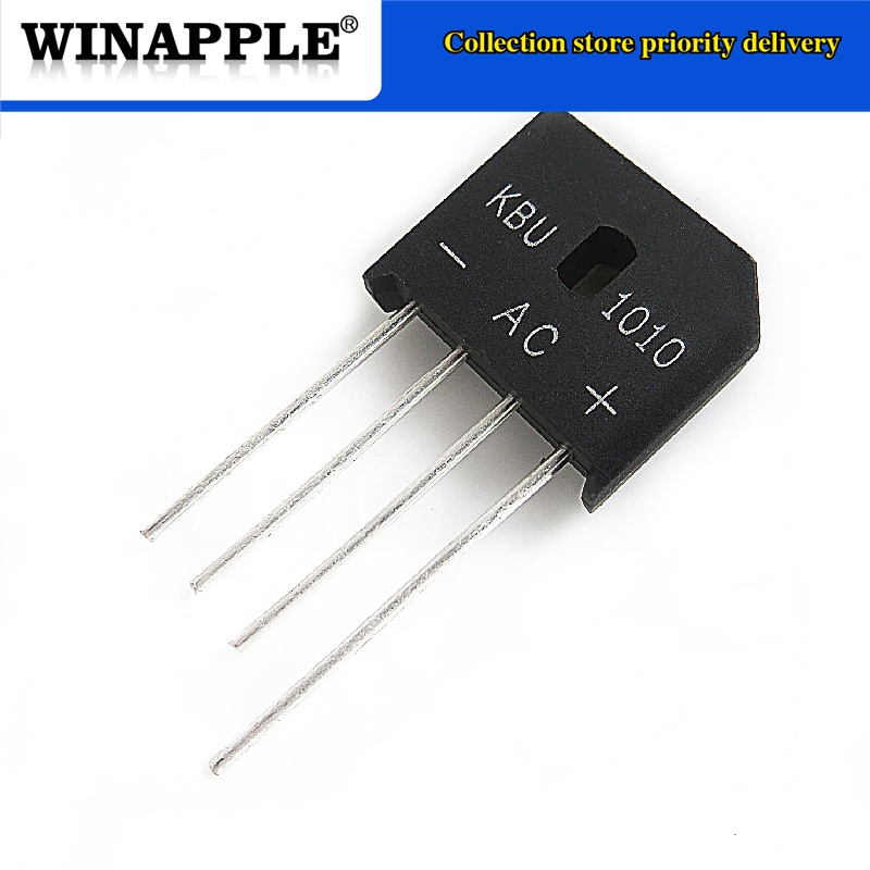 5pcs/lot KBU1010 KBU-1010 10A 1000V Diode Bridge Rectifier diode New In ...