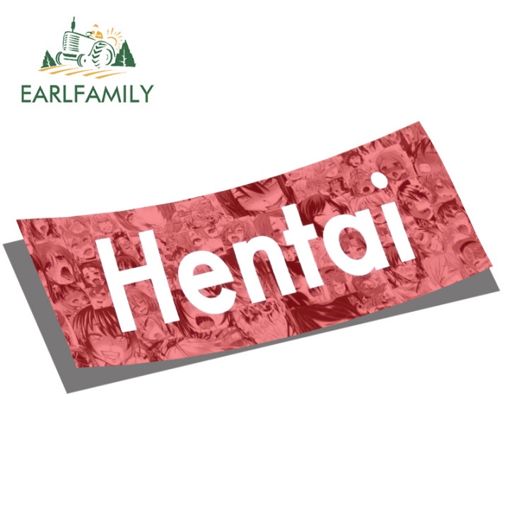 EARLFAMILY 13x4cm Hentai Sexy Anime Waifu Custom Vinyl Decal Stickers ...