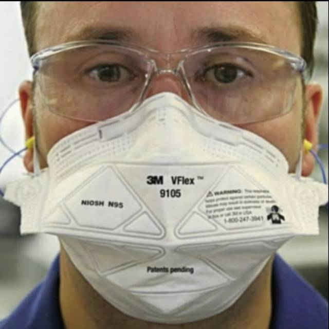 3M 9105 VFlex Particulate Respirator Mask N95 (Original) | Shopee ...