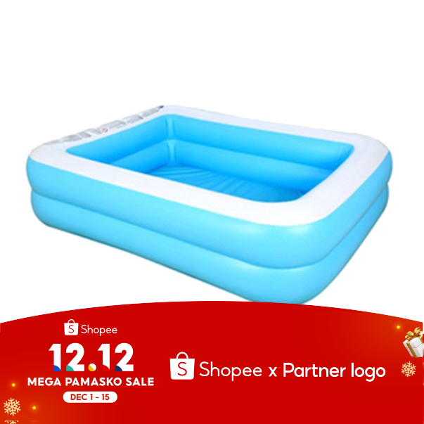 Family Inflatable Swimming Pool Summer Water Fun Bathtub Kiddie Pool ...