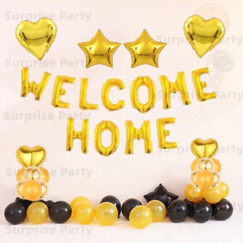 16inch welcome home letter balloon set home party housewarming new home ...