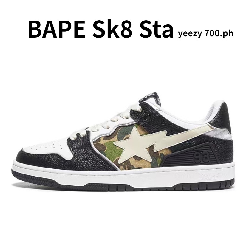 Bape Sk8 Sta Fashion Style Ua Sneakers Bape Sta Lowcut Mens Casual ...
