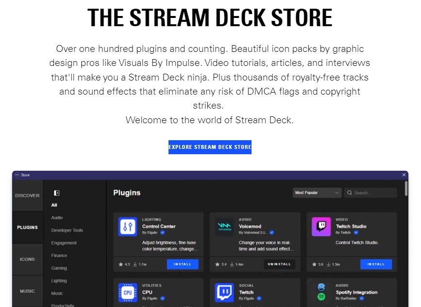 ELGATO Stream Deck MK.2 Studio Controller, 15 macro keys, trigger ...