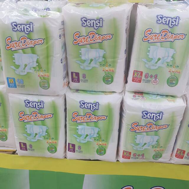 Sensi sure diapers Adult diapers M10 L8 XL6 | Shopee Philippines