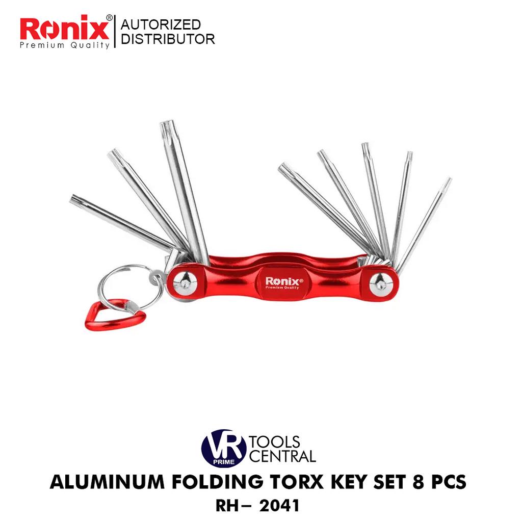 Ronix® by VR Prime - Aluminum Folding Torx Key Set 8 pcs (RH-2041) | Shopee Philippines